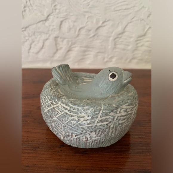 Accents | Isabel Bloom Concrete Bird In Nest Sculpture | Poshmark